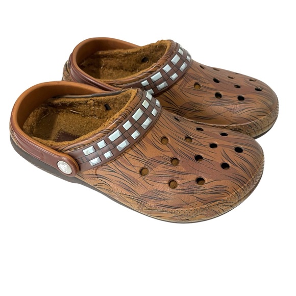 CROCS | Shoes | Disney Star Wars Chewbacca Crocs Womens 8 Brown Fur ...